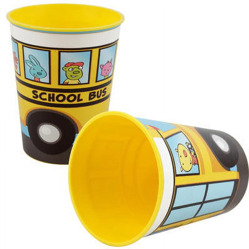 Plastic School Bus Cup - 16 oz. - 480 Units - Walmart.com
