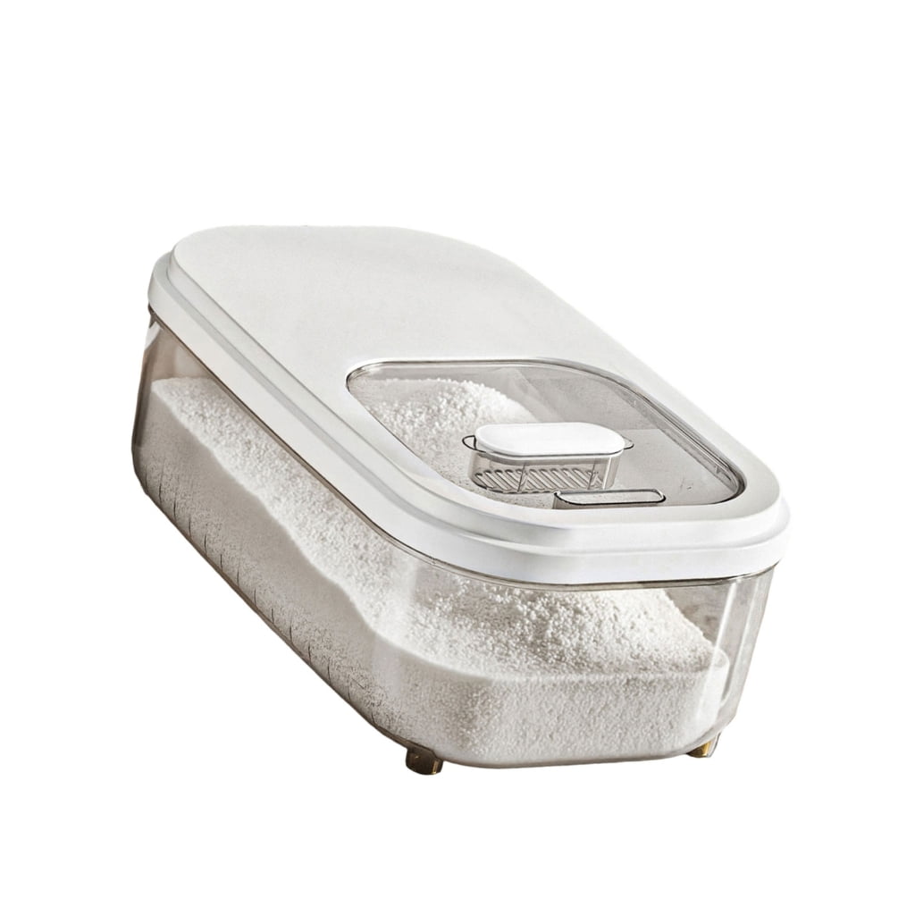 Plastic Sealed Grains Container with Sliding Cover Large Capacity Rice ...