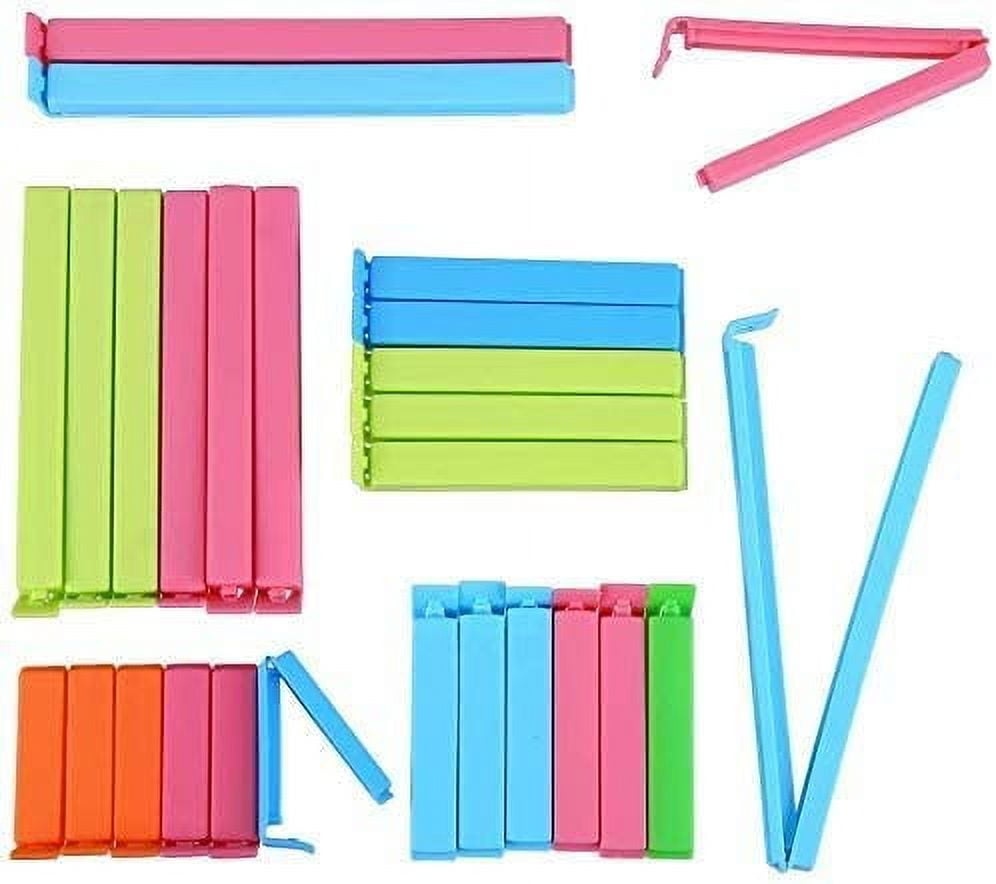 Plastic Sealing Clips for Food and Snack Bag, 27 PCS Bag Clips Fresh ...