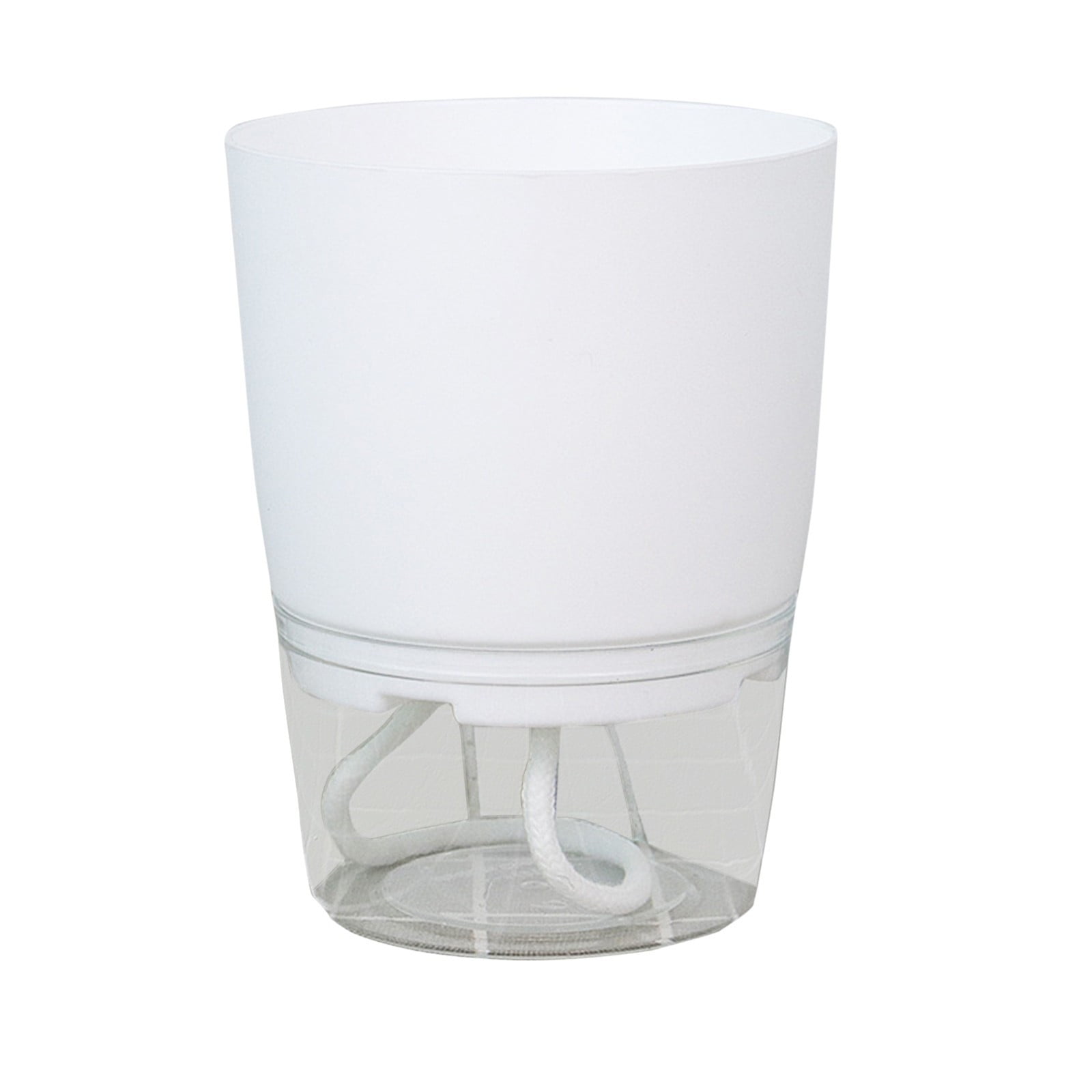 Plastic Self Watering Pots, Clear Plastic Automatic-Watering Plant Pot ...