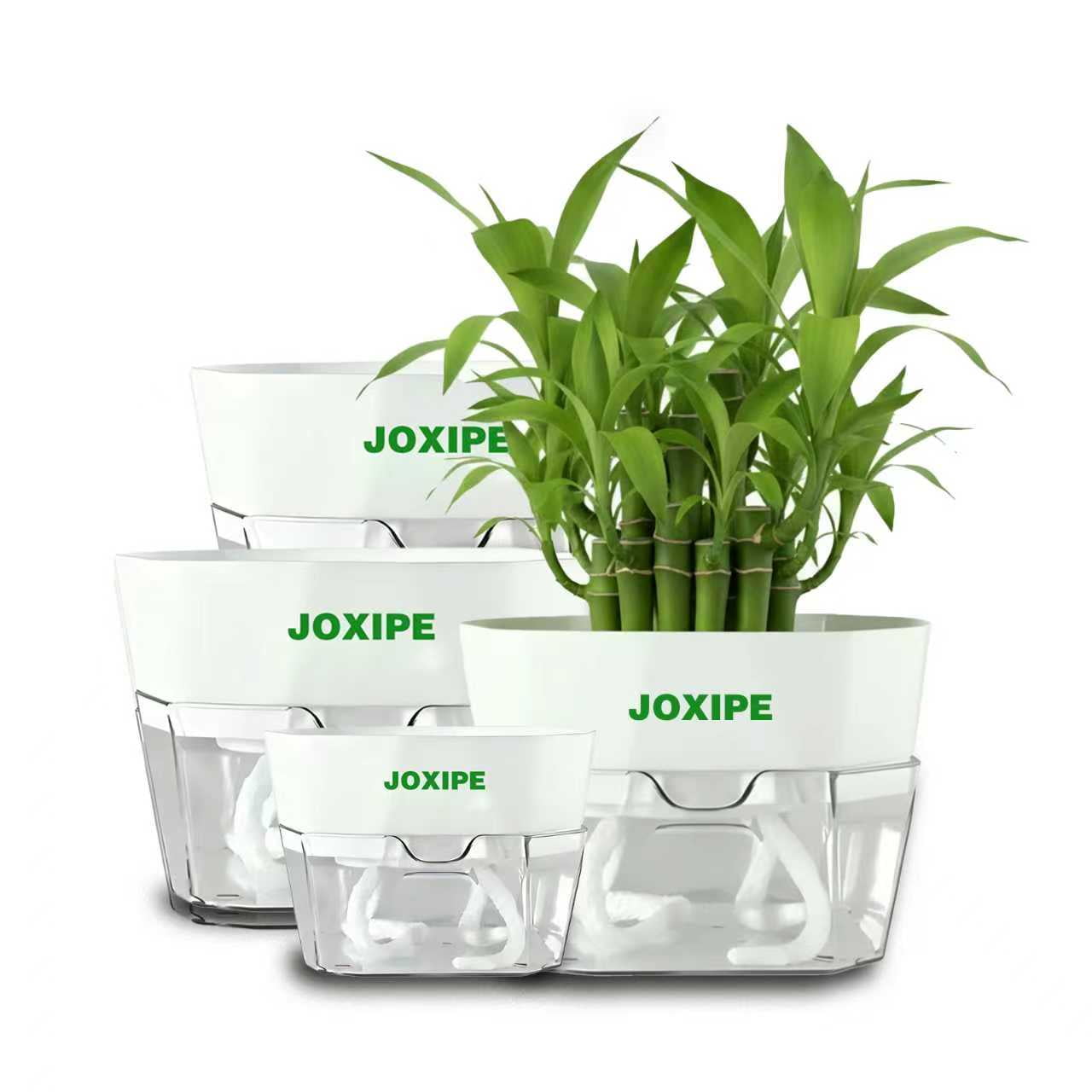Plastic Self Watering Pots for Indoor Plants with Water Level Window ...