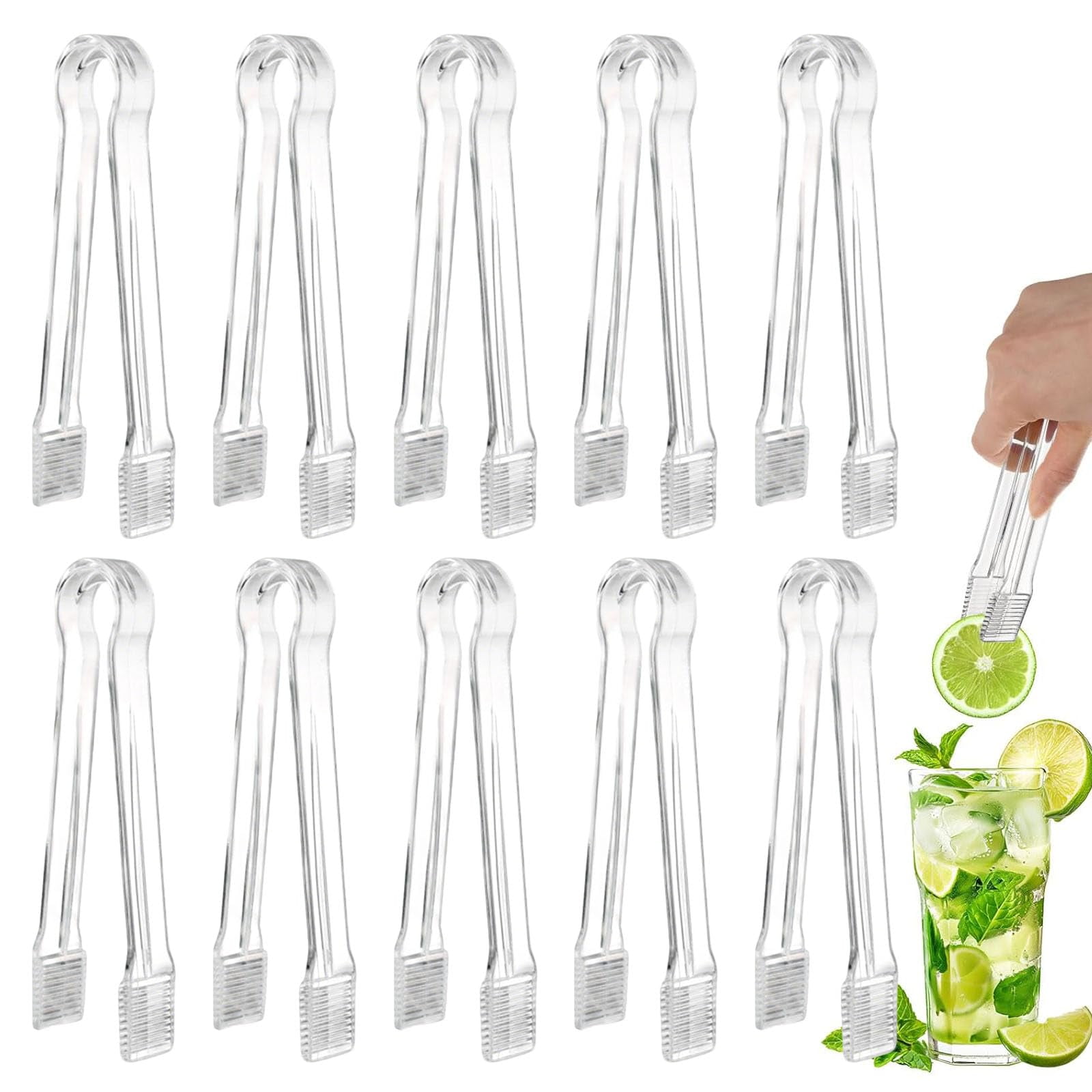 Plastic Serving Tongs, 2025 New Disposable Plastic Tongs, Disposable ...