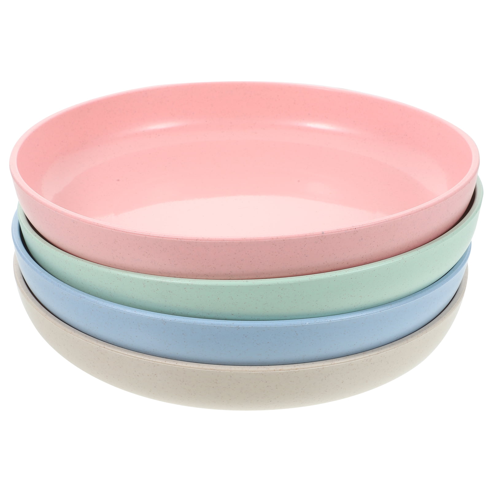 REOFLYUP Dinner Serving Plates Green Bakery 4Set 8.3x8.3x1.4in ...