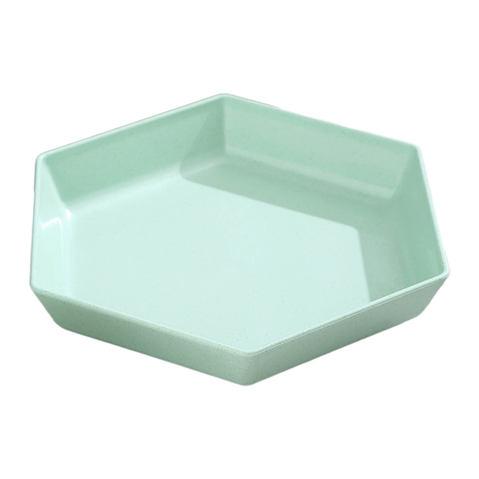 Plastic Serving Tray for Coffee Table Hexagonal Large Fruit Tray Home ...