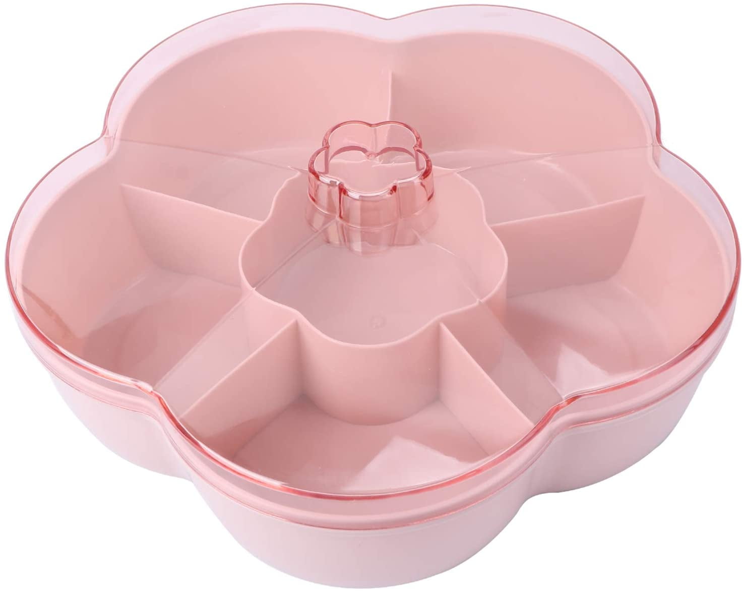 Plastic Serving Trays with Lid Candy Nut Serving Container Appetizer ...