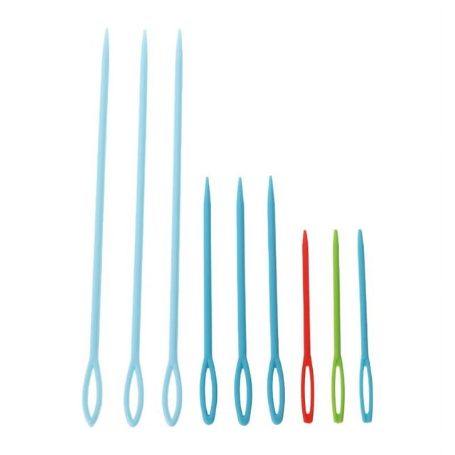 Plastic Sewing Needles Set of 9 Beginner Starter Learning Handwoven ...