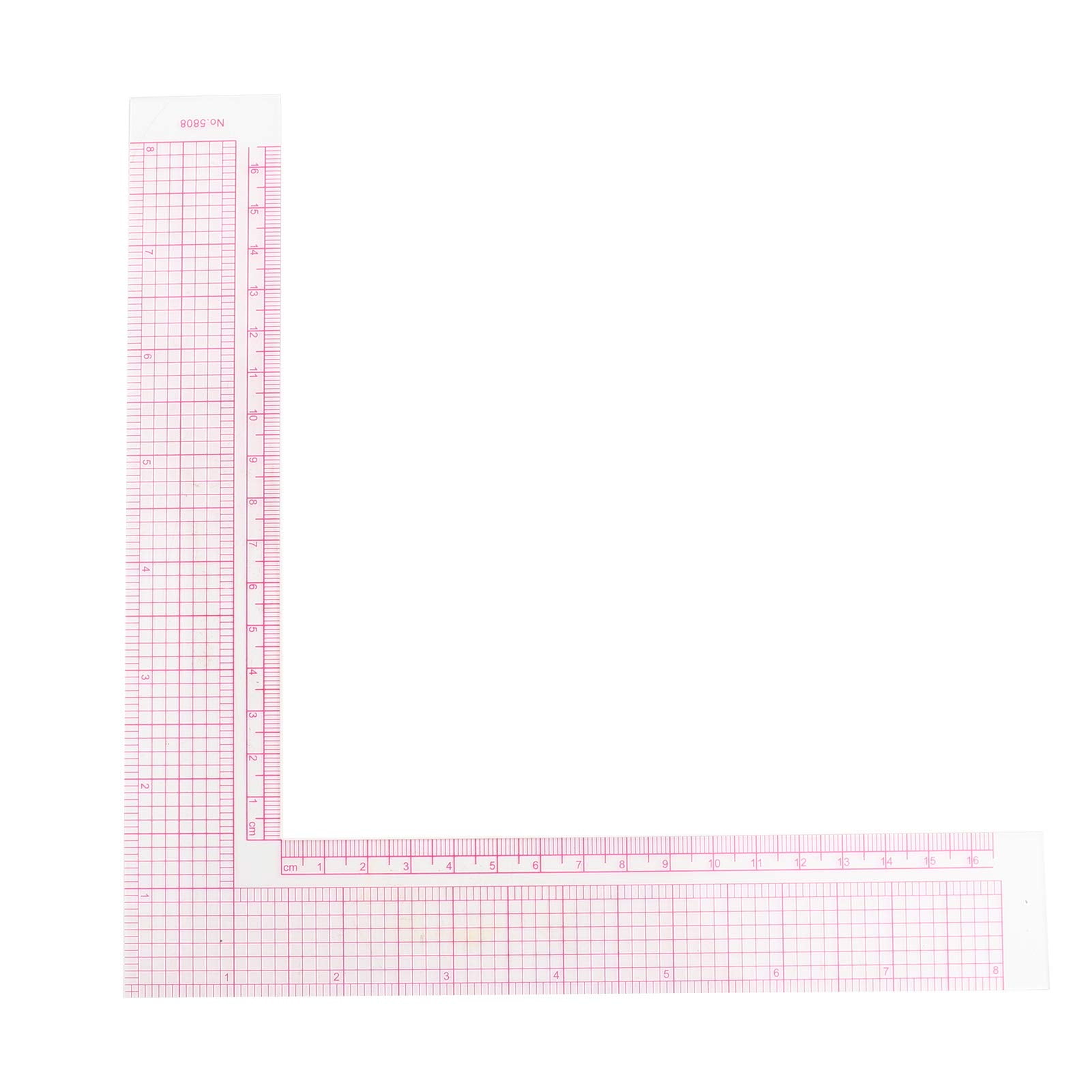 Plastic Sewing Ruler L Shape Curve Ruler Sewing Measure Tailor Ruler ...