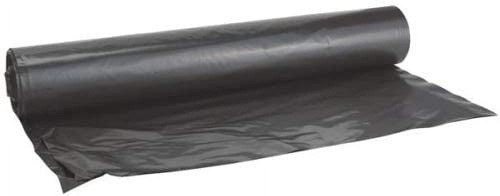 Plastic Sheeting 6 mil x 12 ft. W x 100 ft. L Polyethylene Black ...