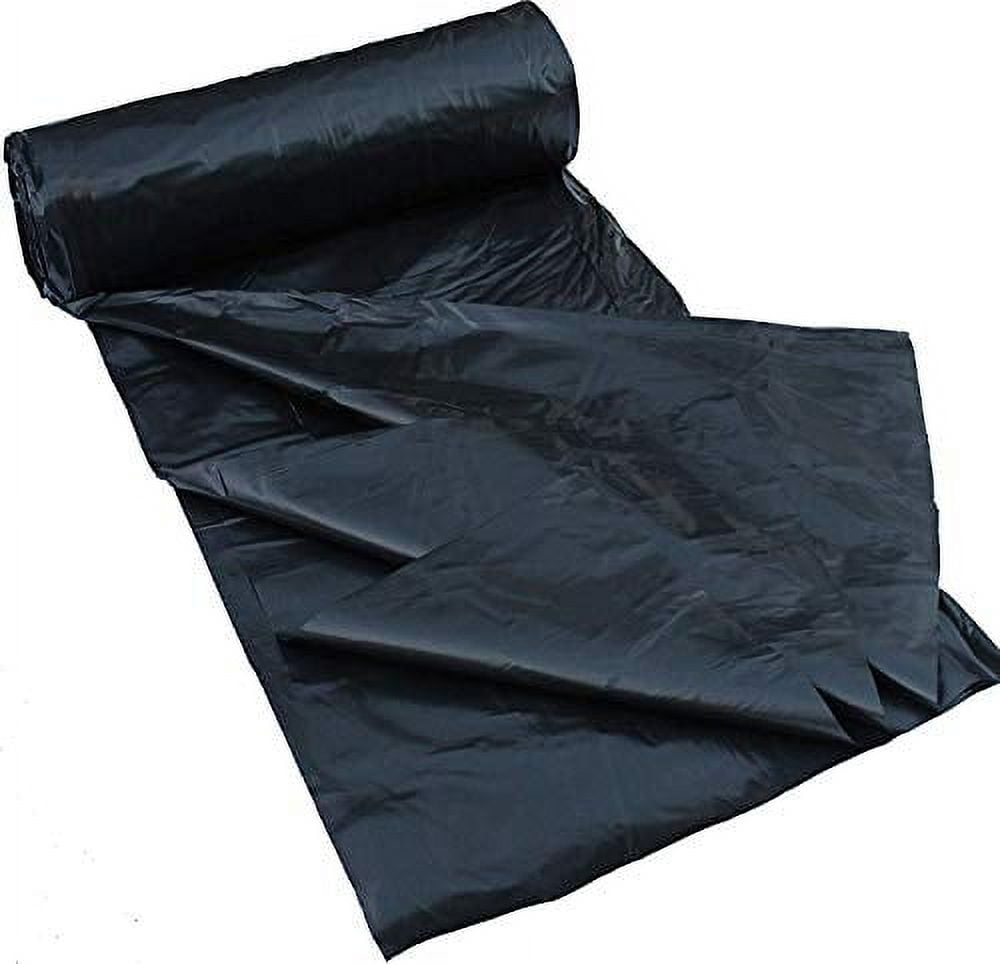Plastic Sheeting Roll 6 Mil Black (10' x ') for Flooring Underlayment ...