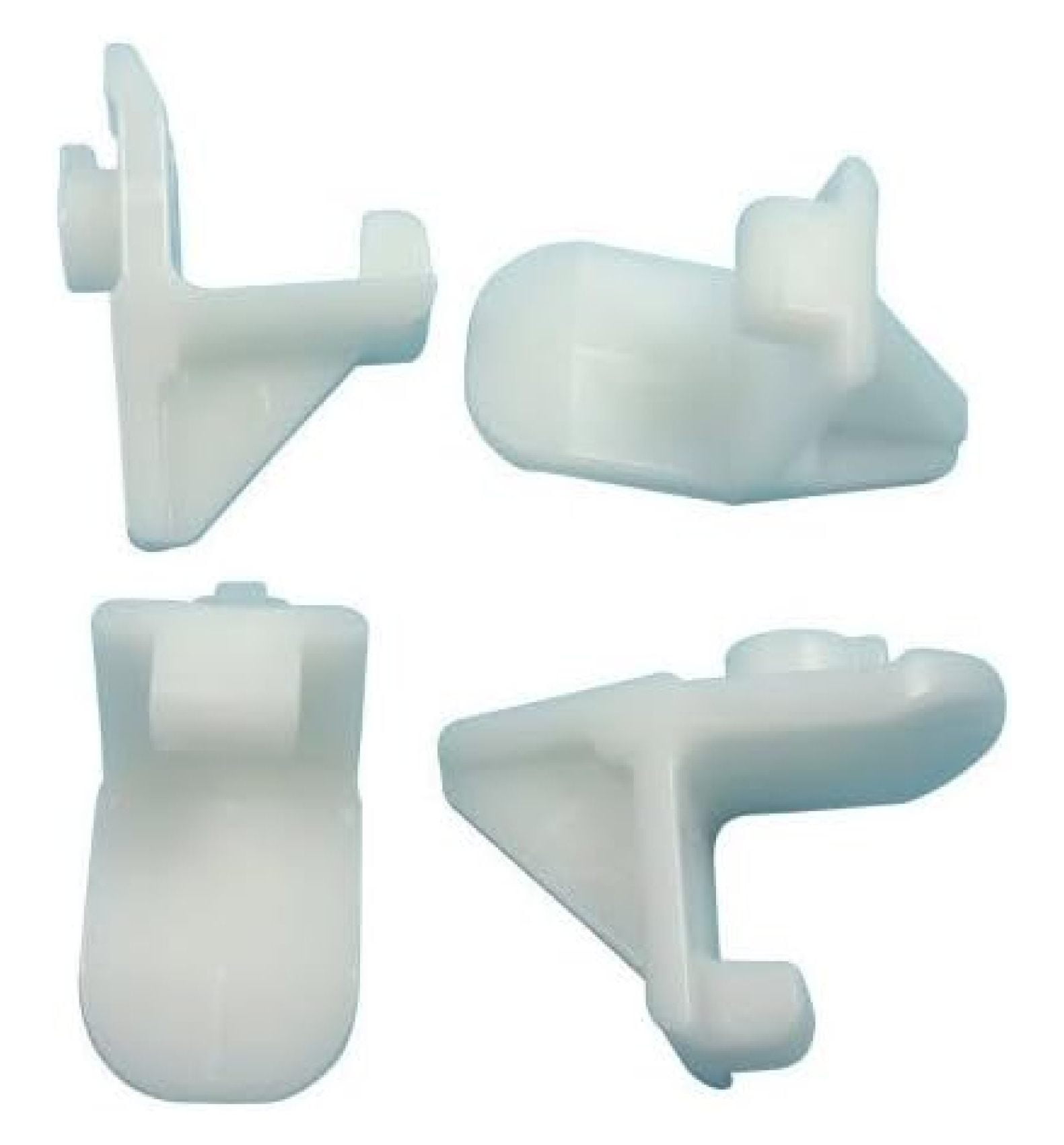 Plastic Shelf Clip, White, Pk of 4 - Walmart.com
