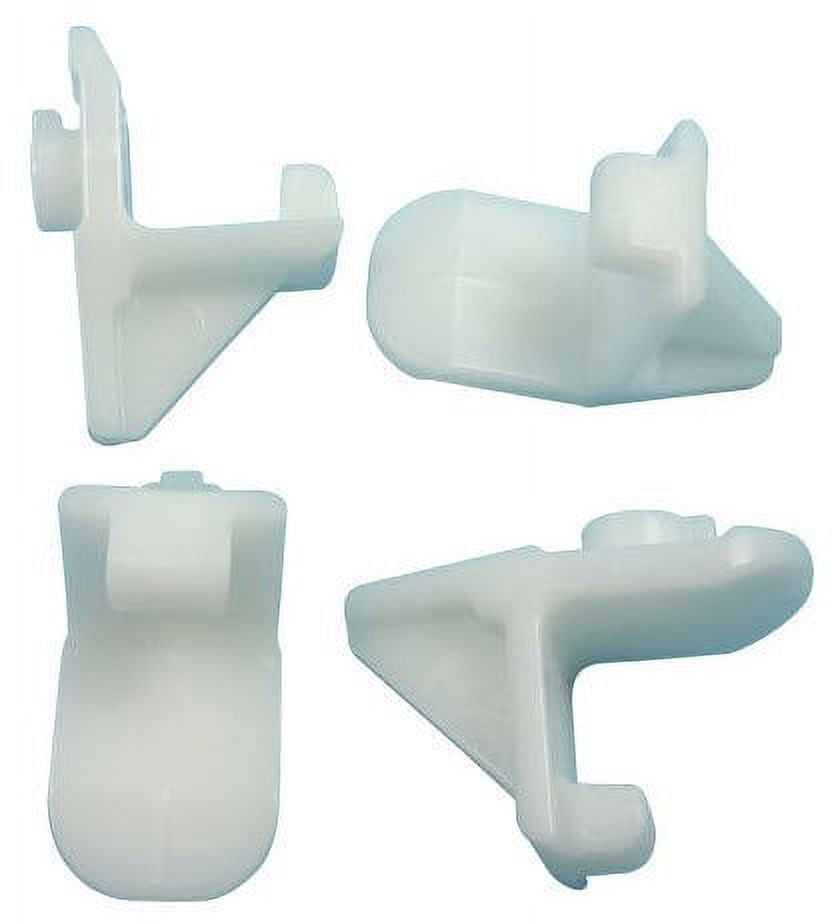 Plastic Shelf Clip, White, Pk of 4 - Walmart.com