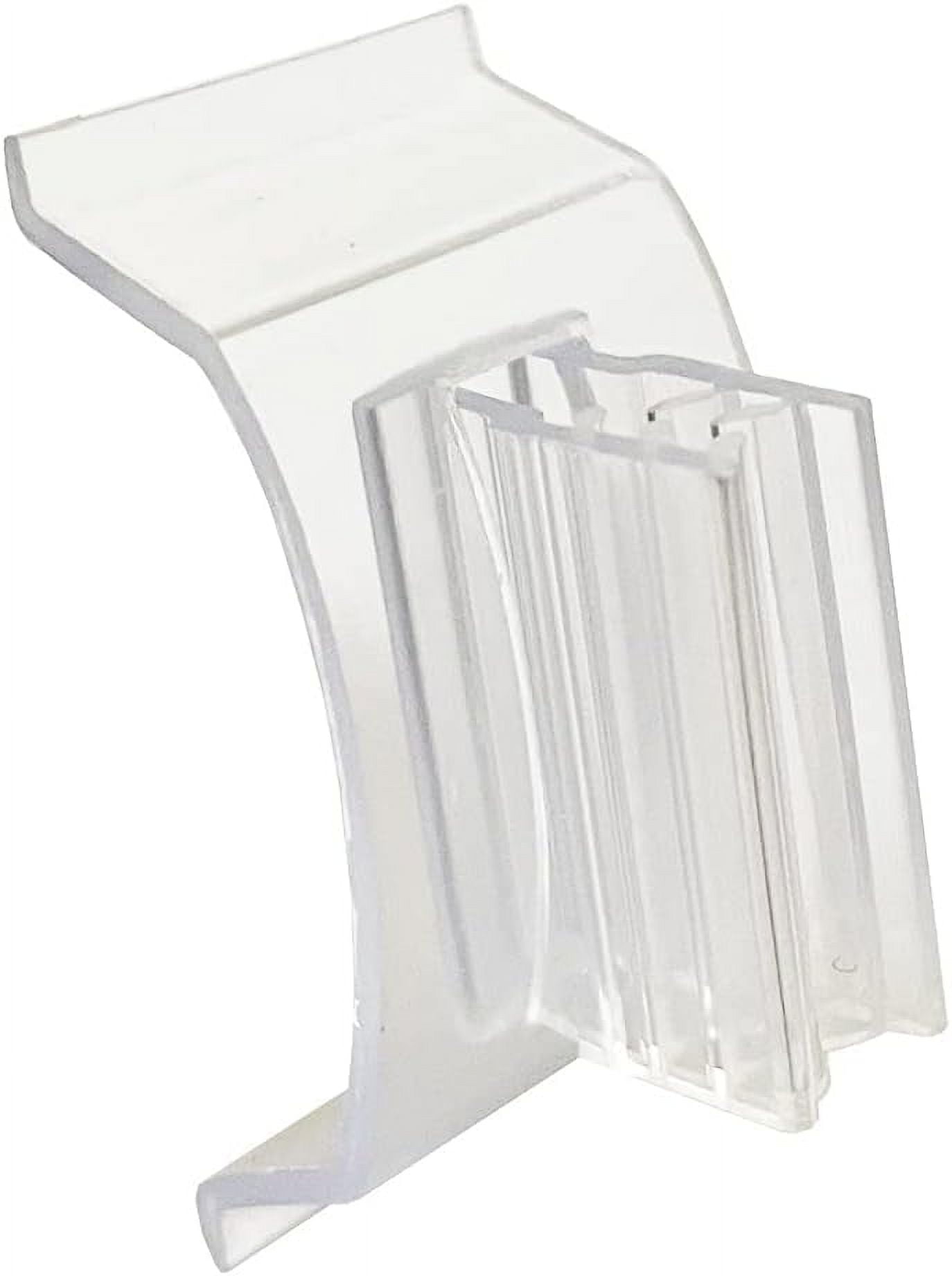Plastic Shelf Edge Clip and Sign Holder, Fits Standard 1 1/4 Inch ...