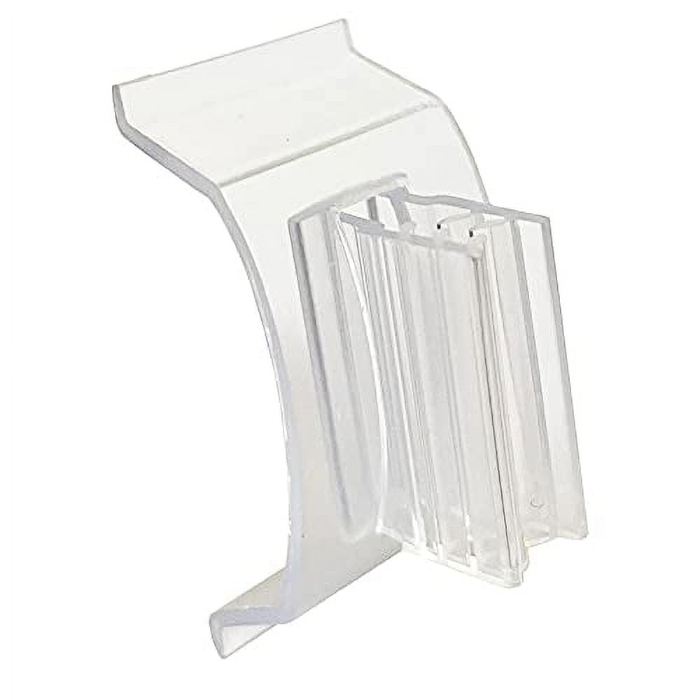Plastic Shelf Edge Clip and Sign Holder, Fits Standard 1 1/4 Inch ...
