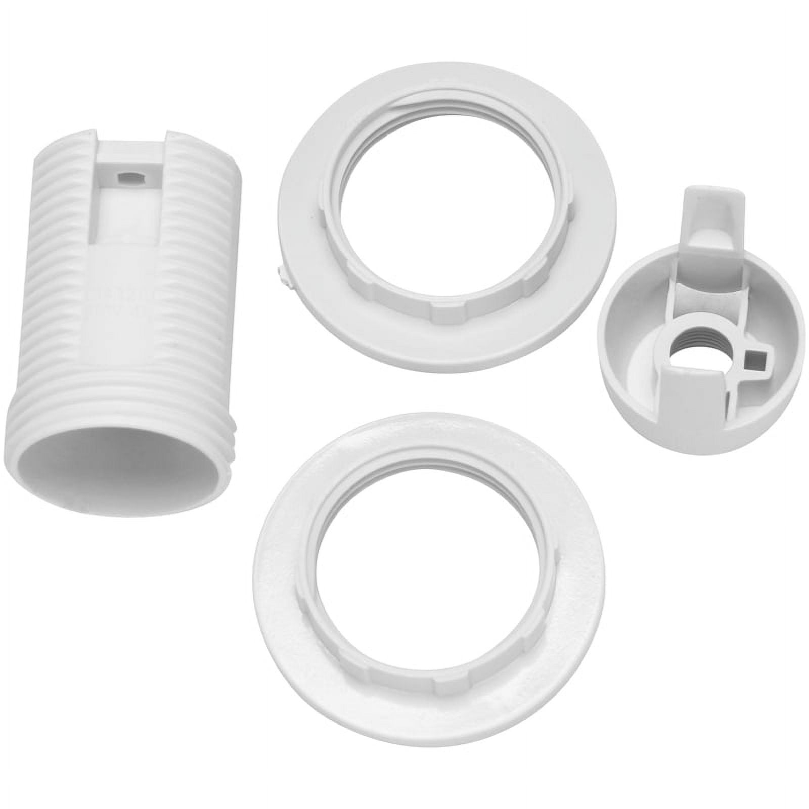 Plastic Shell Screw Type E14 Bulb Light Lamp Holder Socket AC 250V 2A ...