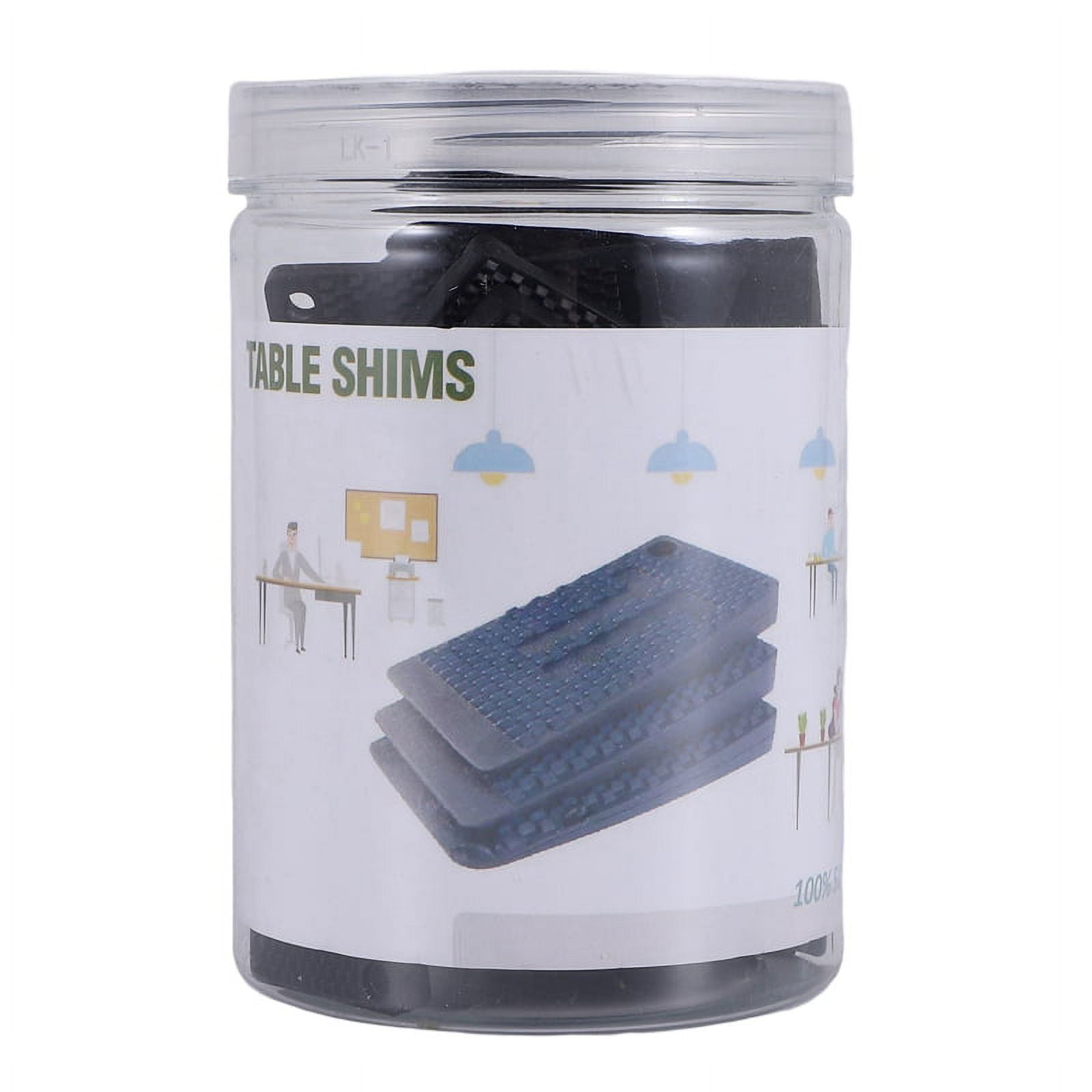 Plastic Shims for Leveling - 36 Piece Jar, Strong and Durable Table ...