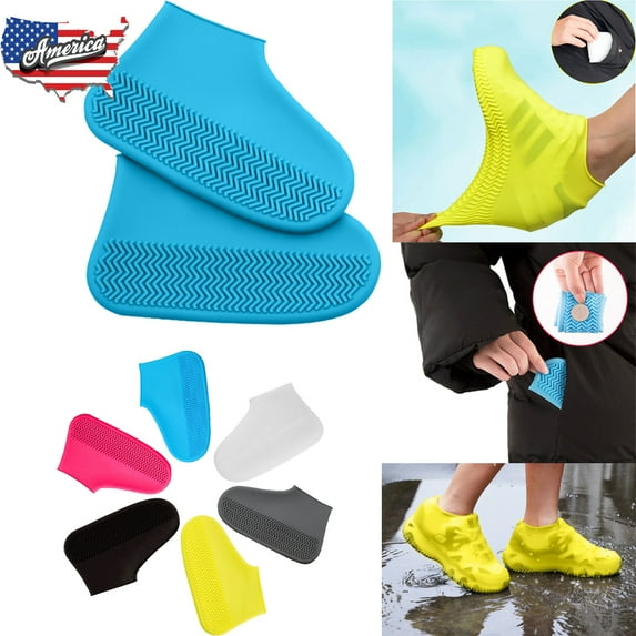 Plastic Shoe Covers Rain Outdoor Room Disposable Overshoes Wear ...