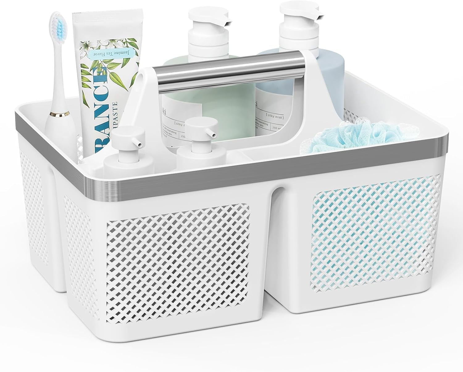 Plastic Shower Caddy Dorm: Portable Bathroom Caddy Organizer with ...