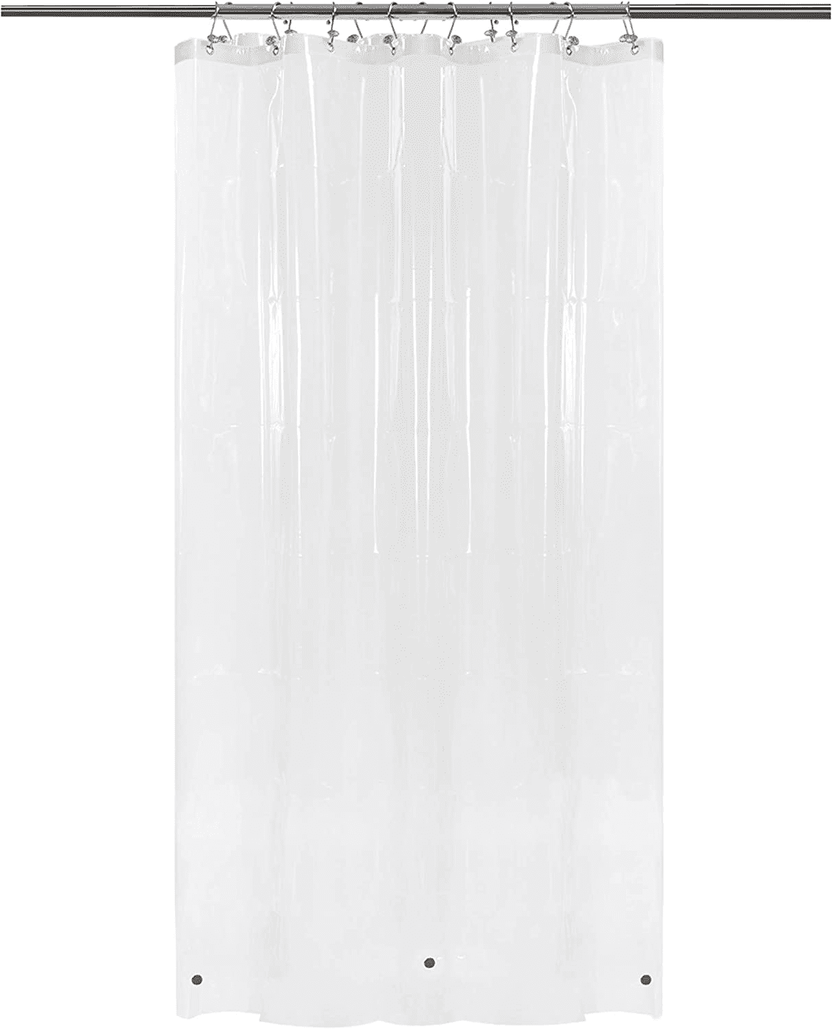Plastic Shower Liner Clear - Premium PEVA Shower Curtain Liner with ...