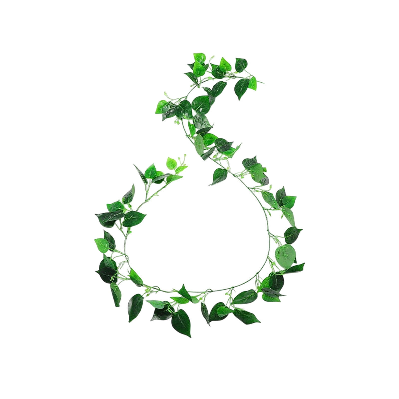 Plastic Simulation Grape Leaves 86.6in Green Artificial Vines | Fade ...