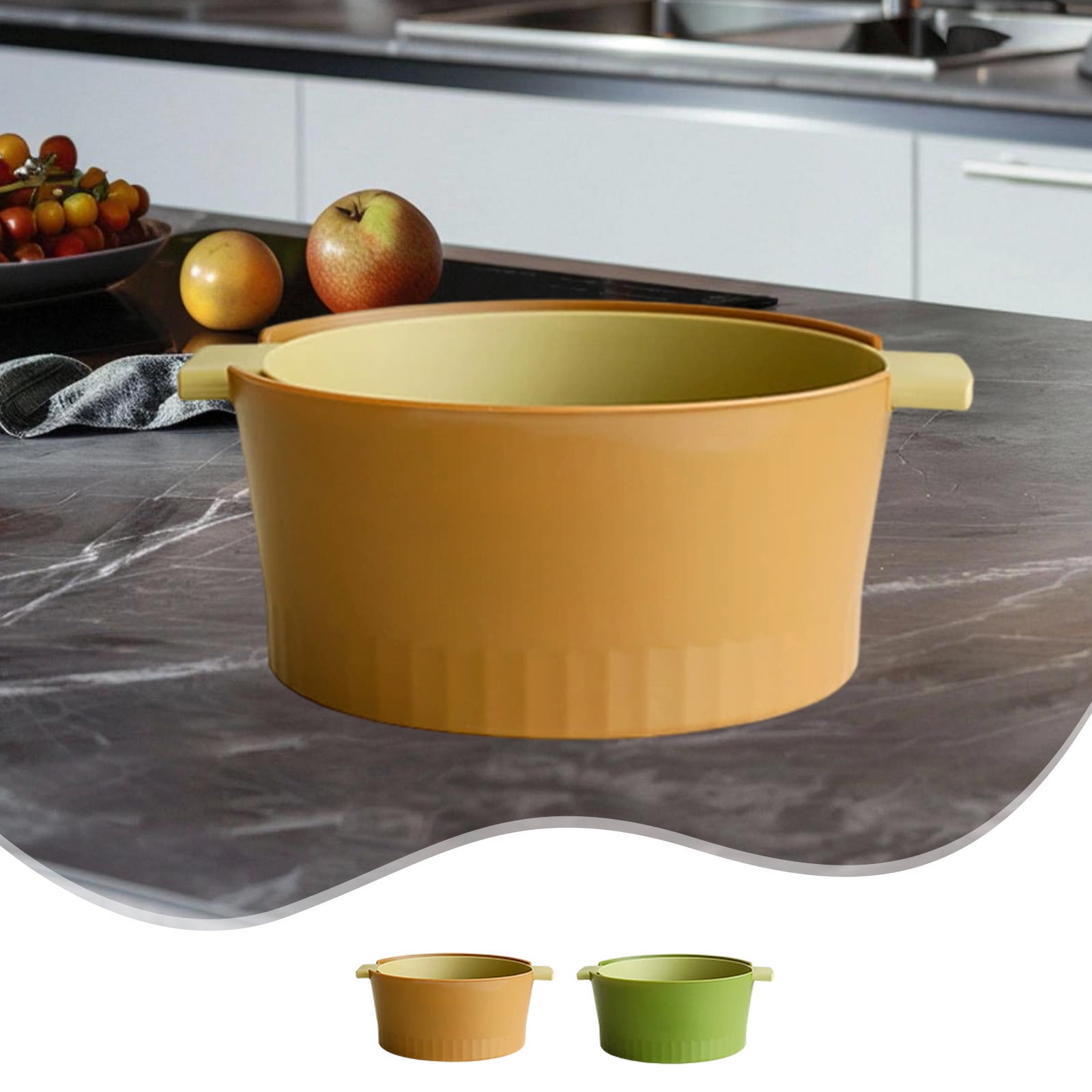 Plastic Sink Basket, Large Drainage Filter, Double Layer Design, Food ...