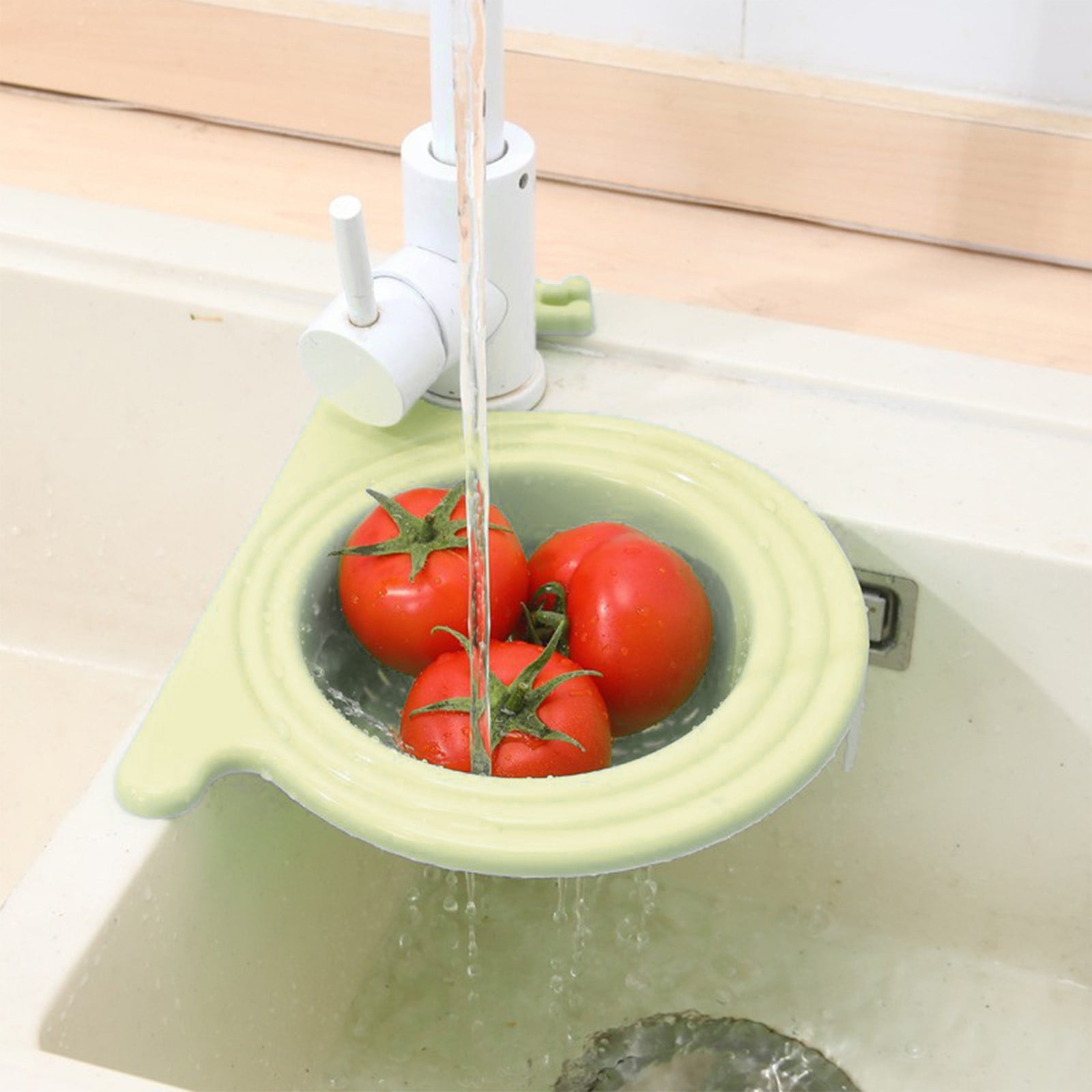 Plastic Sink Draining Basket Saddle Type | Wet Dry Separation Strainer ...