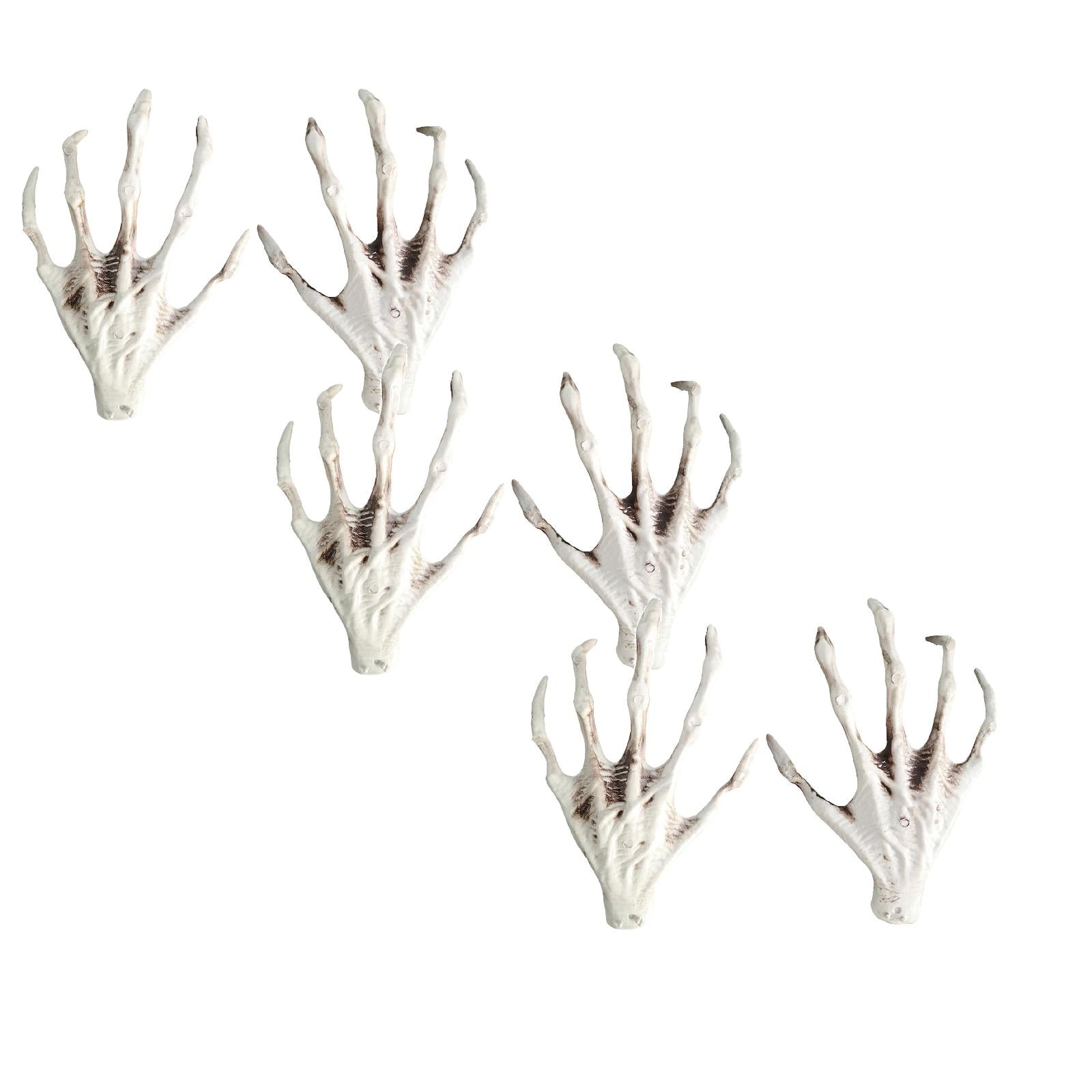 Skeleton Hands Realistic Life Size for Halloween Zombie Party Terror ...
