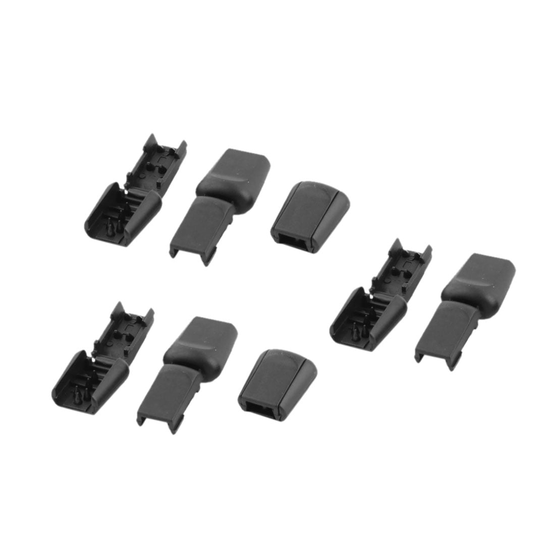 Plastic Sliding Rope String Drawstring Stopper Fastener Cord Lock Black ...