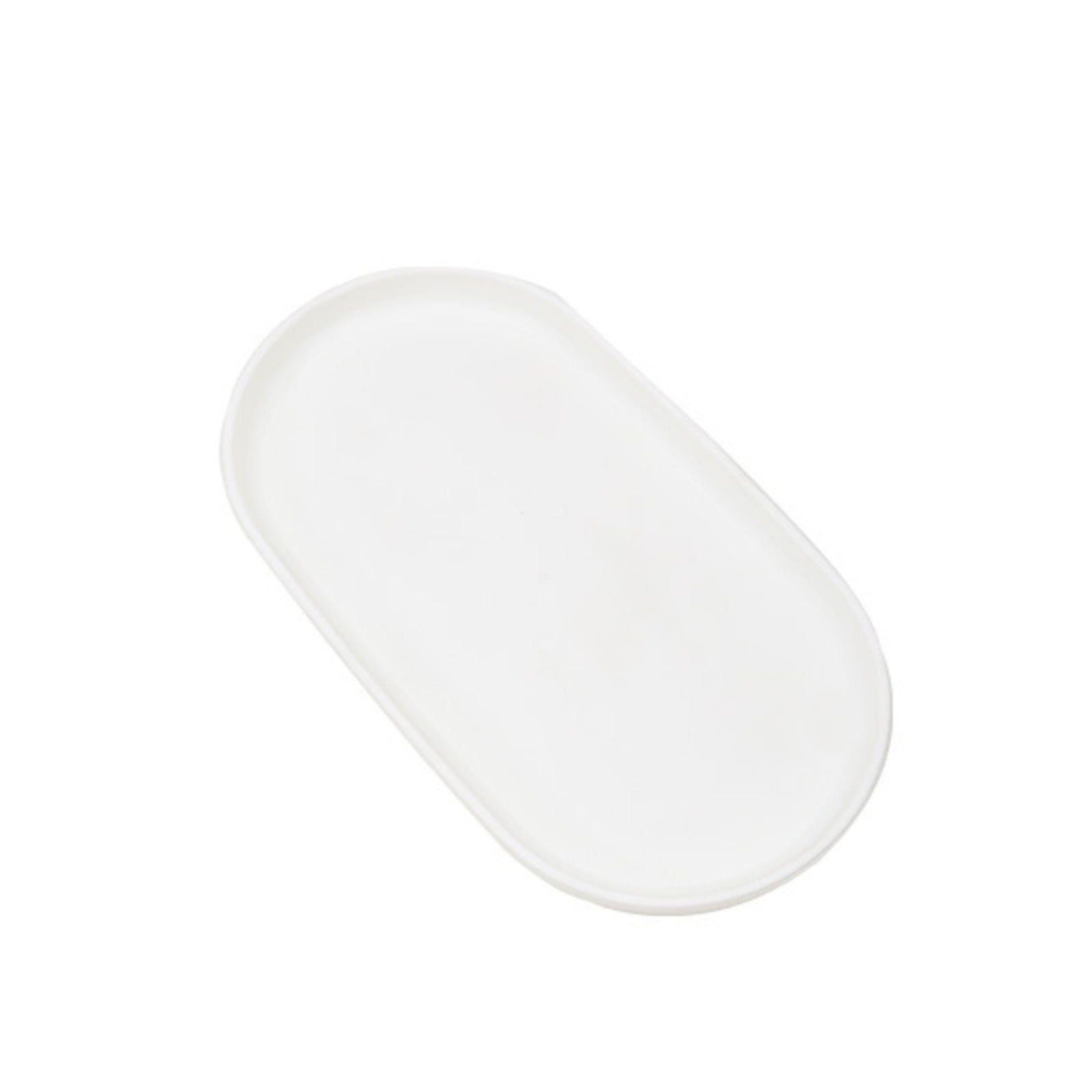 Plastic Small Tray 9.5 inch, Oval Fast Food Serving Tray, Easy-Clean ...