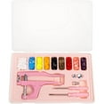Plastic Snap Fastener Kit with Plier Screwdriver Awl and Storage Case ...