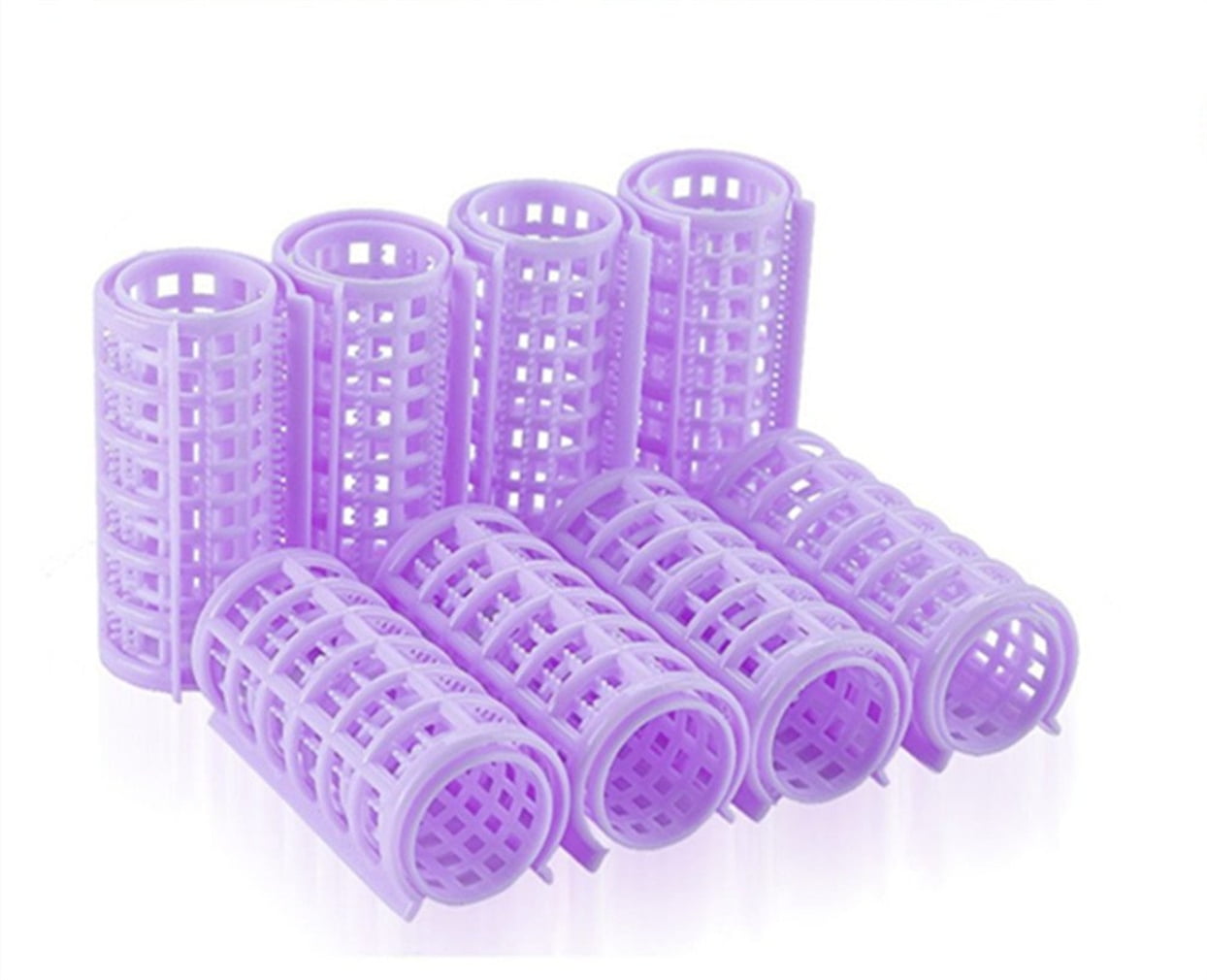 Plastic Snap On Hair Roller, Happon 14 Pieces Hair Roller No Heat ...