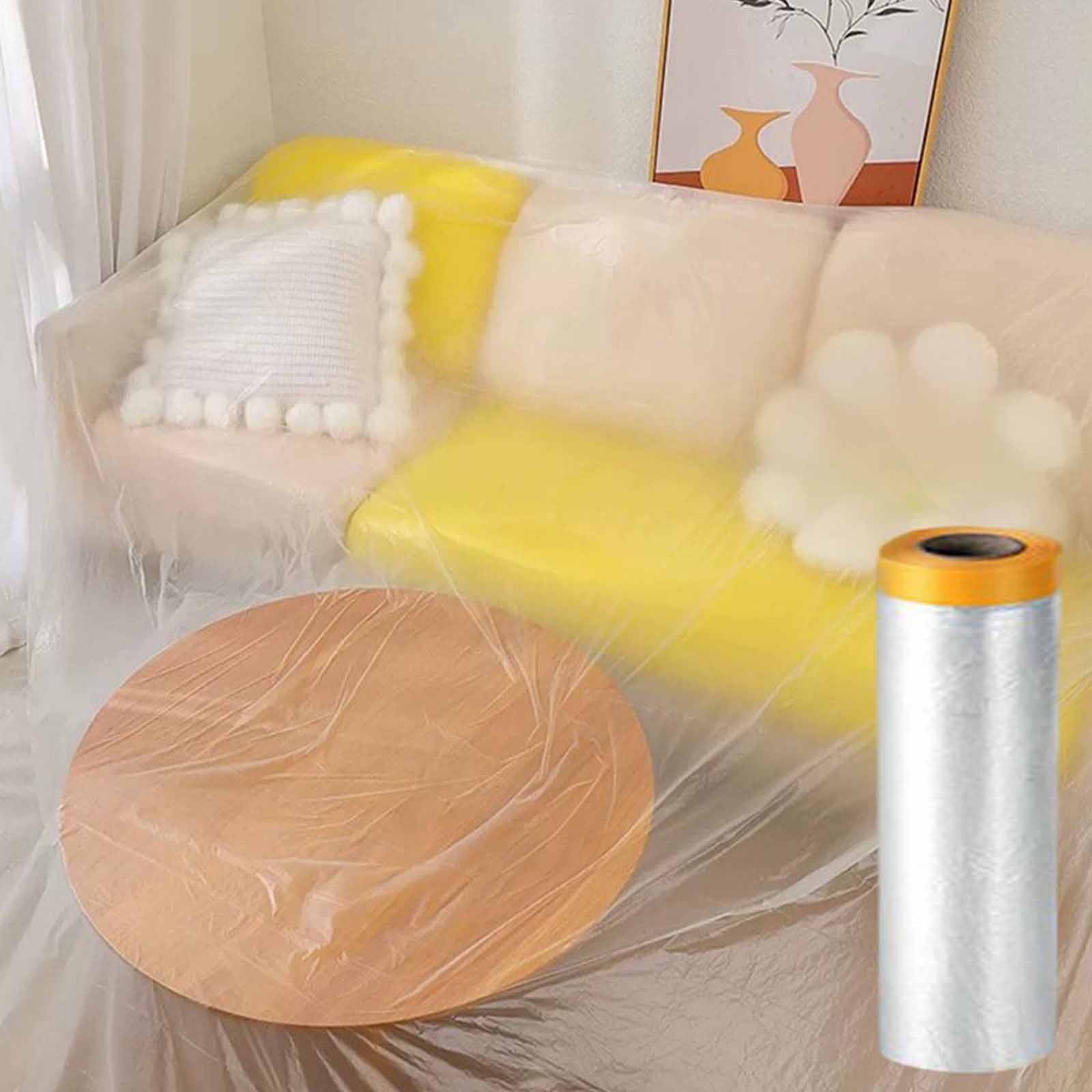 Plastic Sofa Couch Cover Furniture Covers Waterproof Couch Covers ...