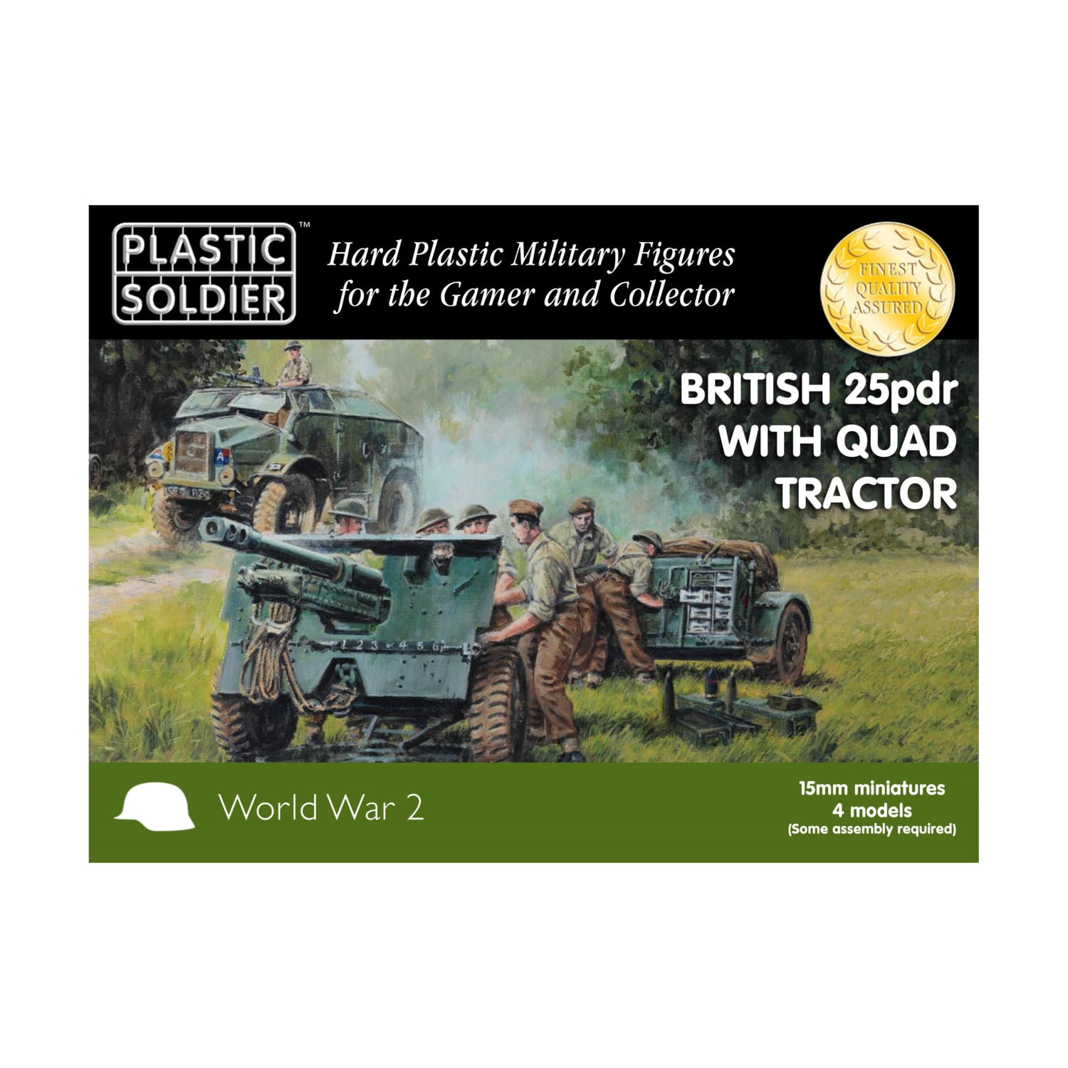 Plastic Soldier Company 25PDR & Morris Quad Tractor New - Walmart.com