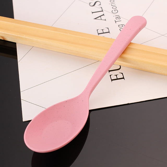 Plastic Soup Spoon Long Handle Eco-friendly Microwave Dishwasher ...