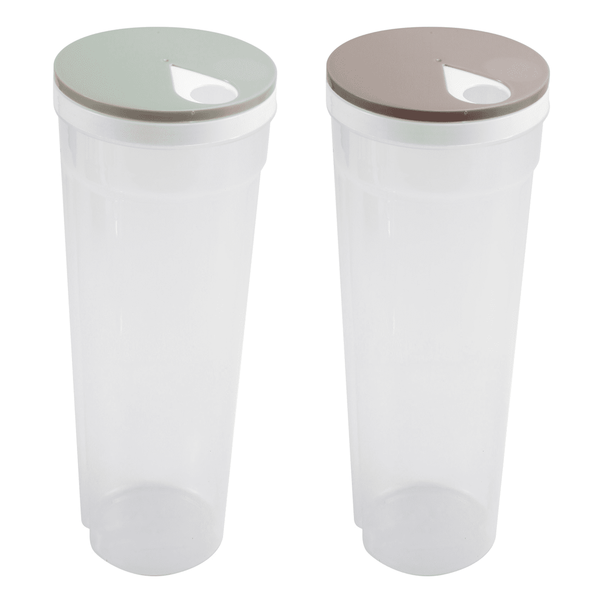 Plastic Spaghetti Container Noodle Pasta Storage Jar with Locking Lid ...