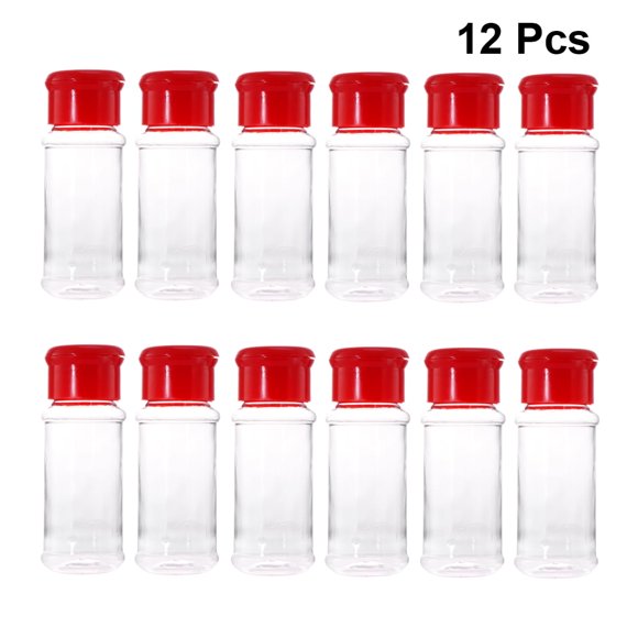 Plastic Spice Jars Shaker Lids