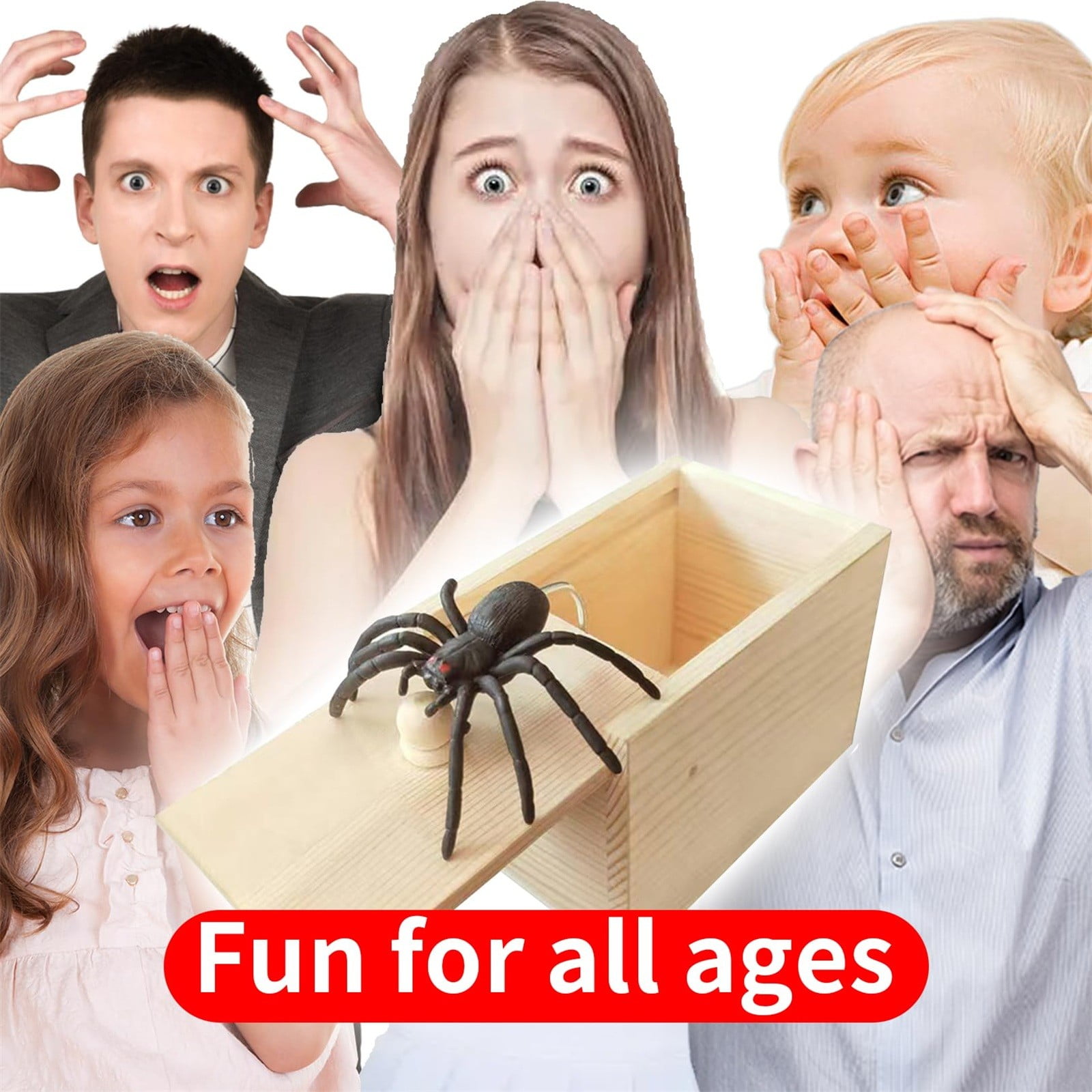 Plastic Spiders, Fake Spiders, The Original Spider Prank Box- Funny ...