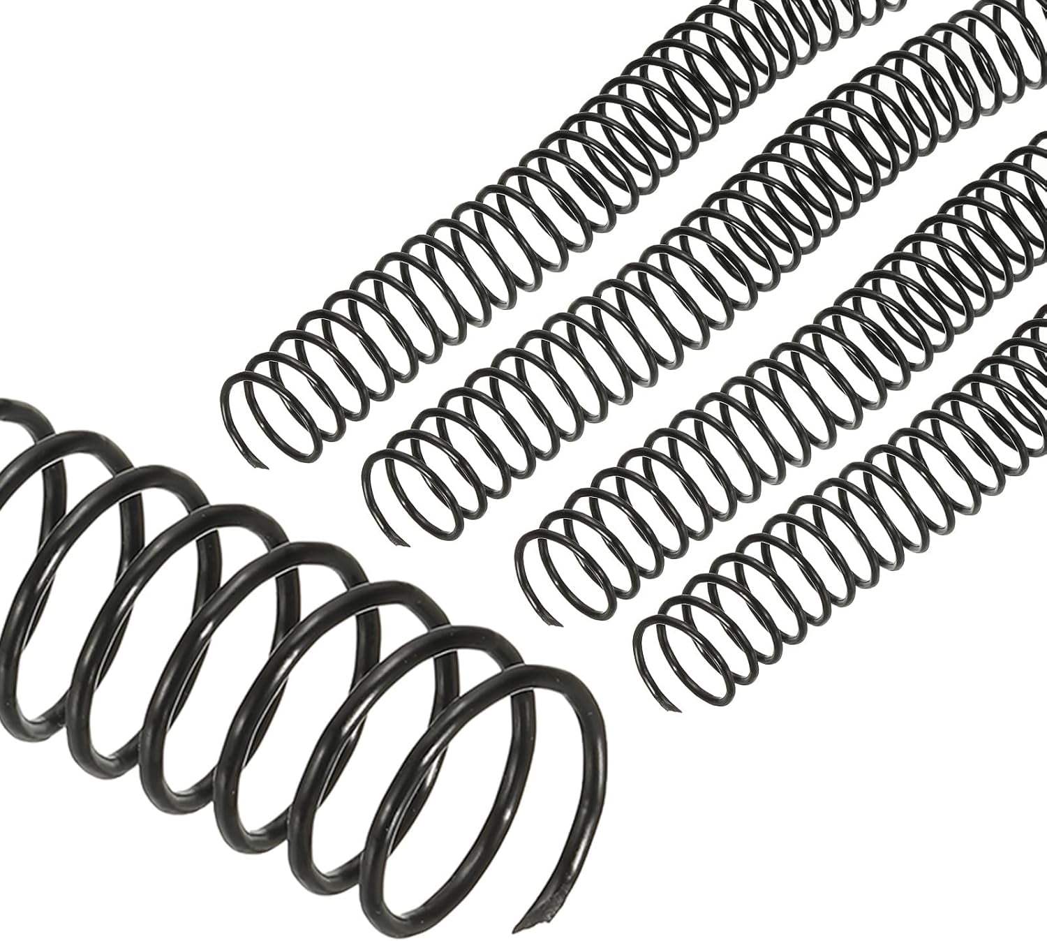 Plastic Spiral Binding Coils, 20 Pcs Binding Spirals 190 Sheet Capacity ...