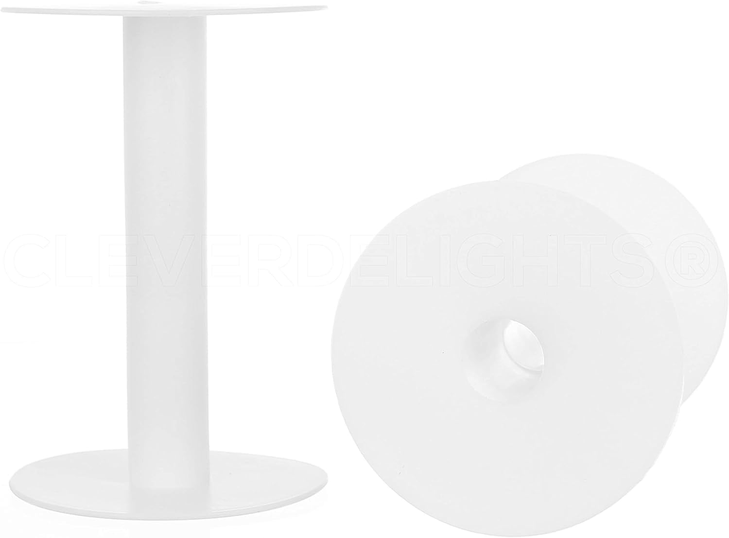 Plastic Spools - 5 1/2" x 3 5/8" - White - 5 Pack - Walmart.com