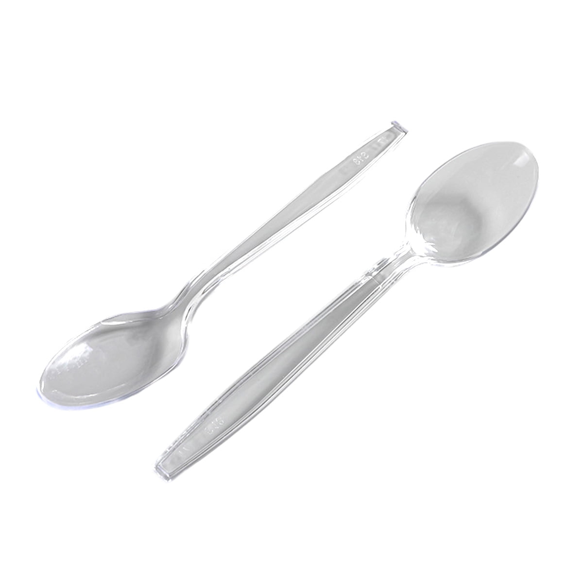 Plastic Spoons, Crystal Clear And Durable Utensils For Unforgettable ...