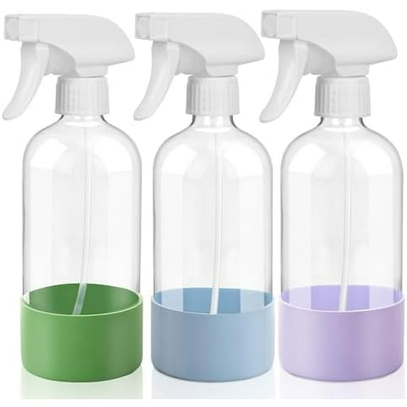 Plastic Spray Bottle Trigger Empty Spray Bottles Clear Refillable ...