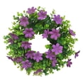 Plastic Spring/Summer Wreathwith Leaves, Plastic Material. For Front ...