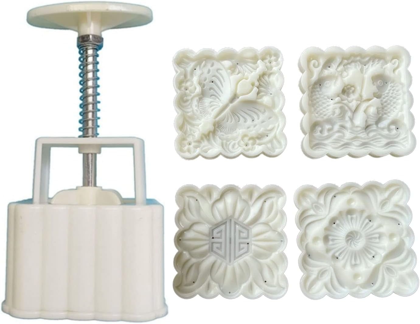 Plastic Square Mooncake Molds Mooncake Stamps Mooncake Moulds Baking ...