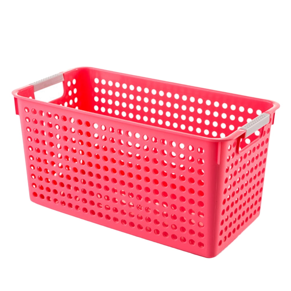 Plastic Square Storage Basket Sundries Box Desktop Organizer Container ...