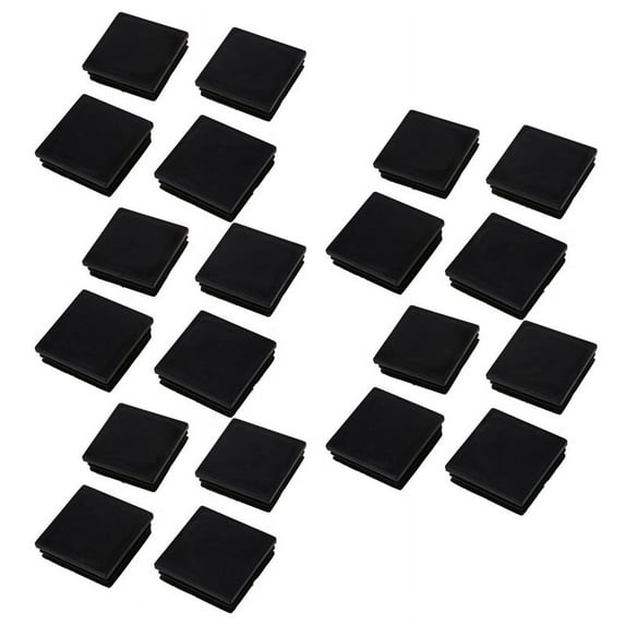 Plastic Square Tubing Tube Insert Blanking End Caps 50mm 2 Inch 20 Pcs ...