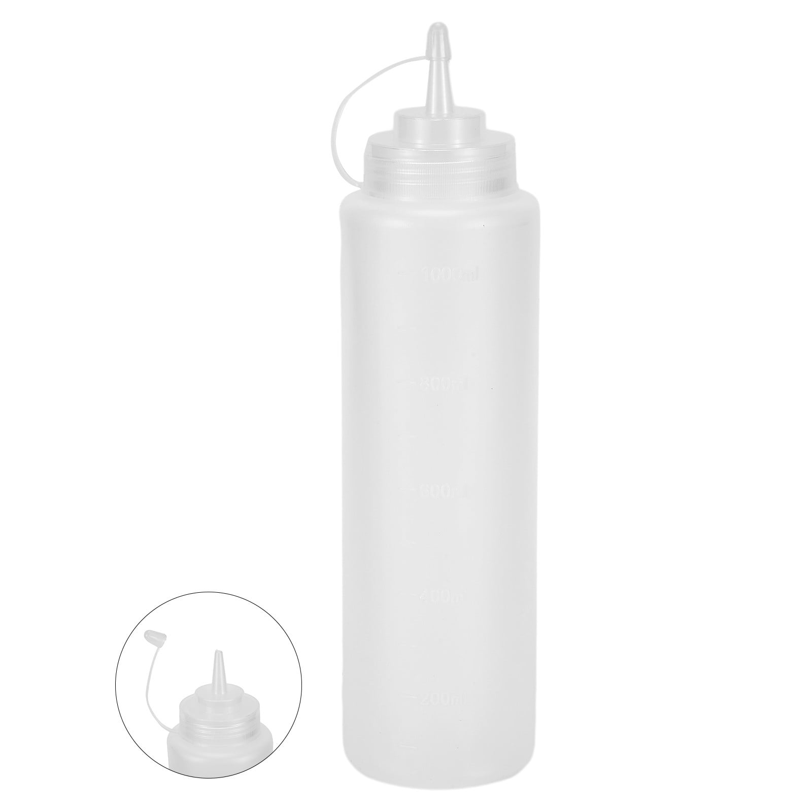 Plastic Squeeze Bottle for Ketchup, Mustard, and Salad Dressing ...