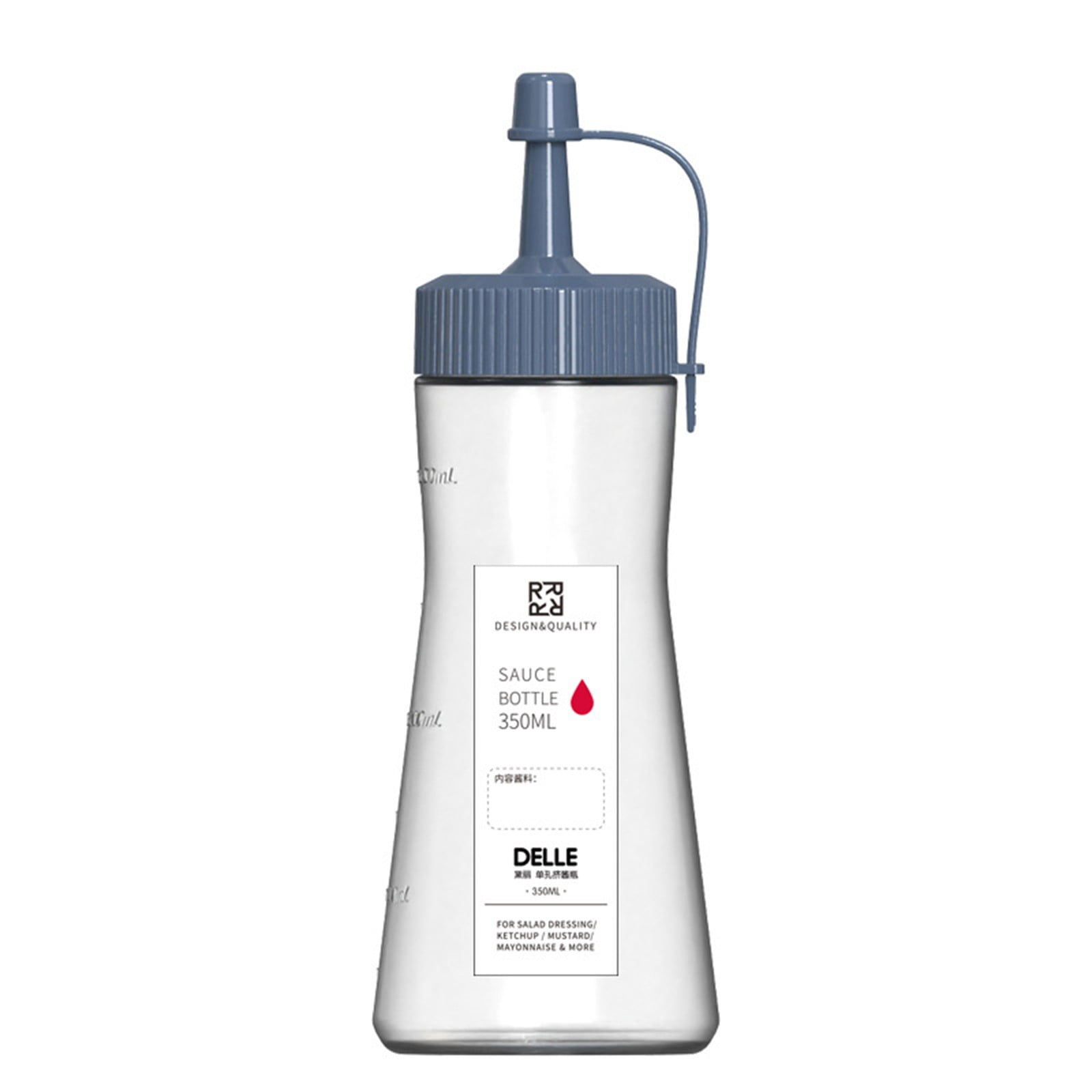 Plastic Squeeze Bottle for Sauces, Condiments, and Dressings with ...