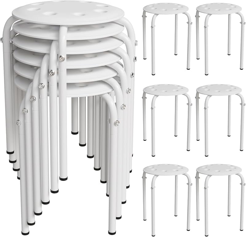 Plastic Stackable Stools Portable Stacking Chairs Nesting Stool ...