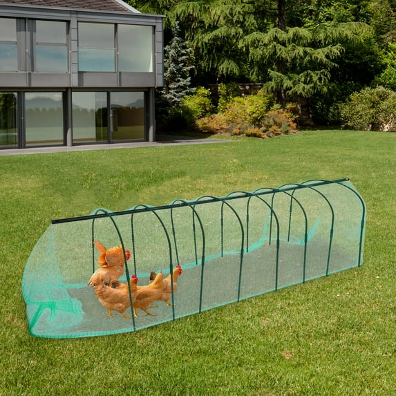 Plastic Steel ARC Chicken Coop Runway Foldable And Portable Poultry ...