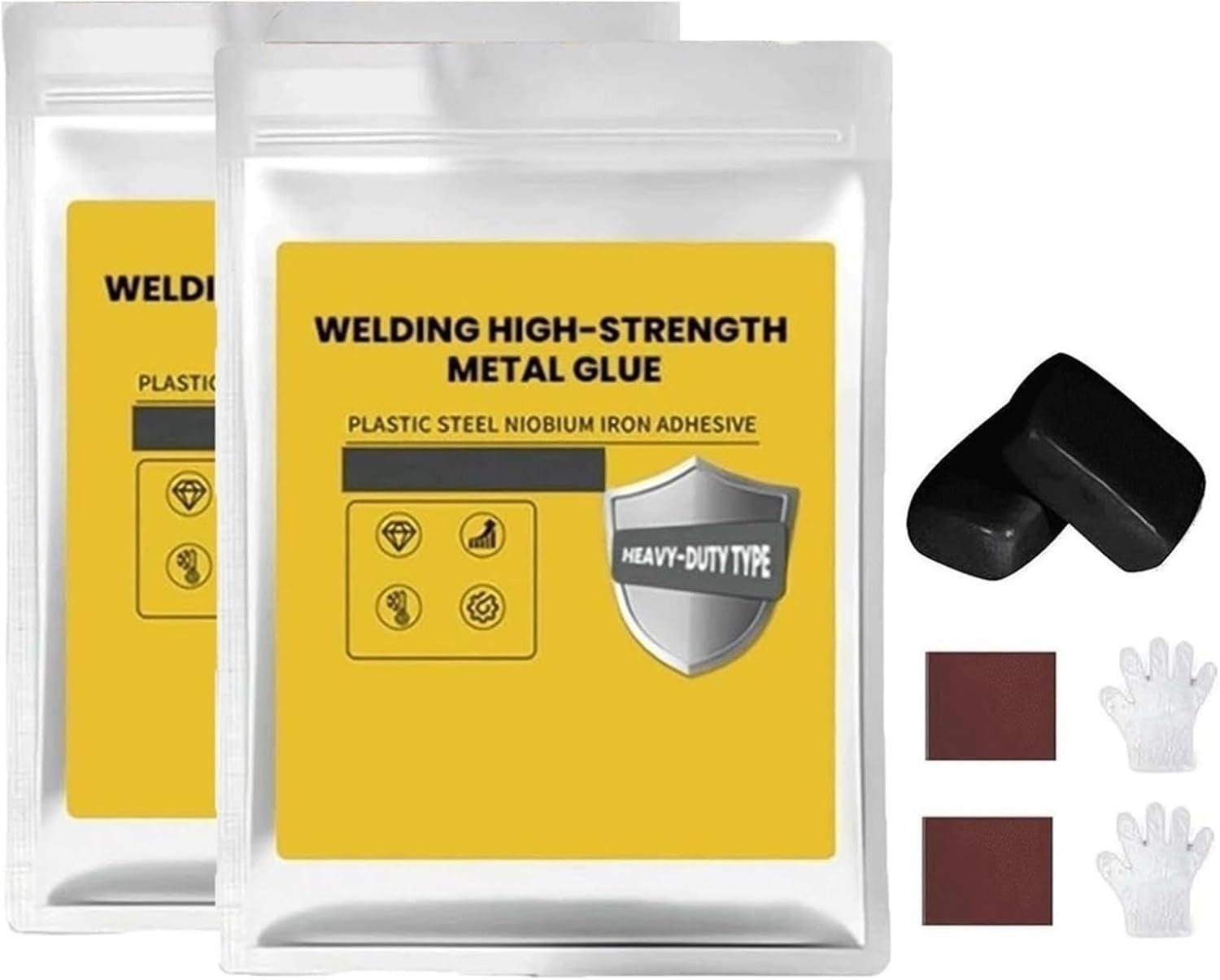 Plastic Steel Mud Iron Glue, Welding High-Strength Metal Repair ...