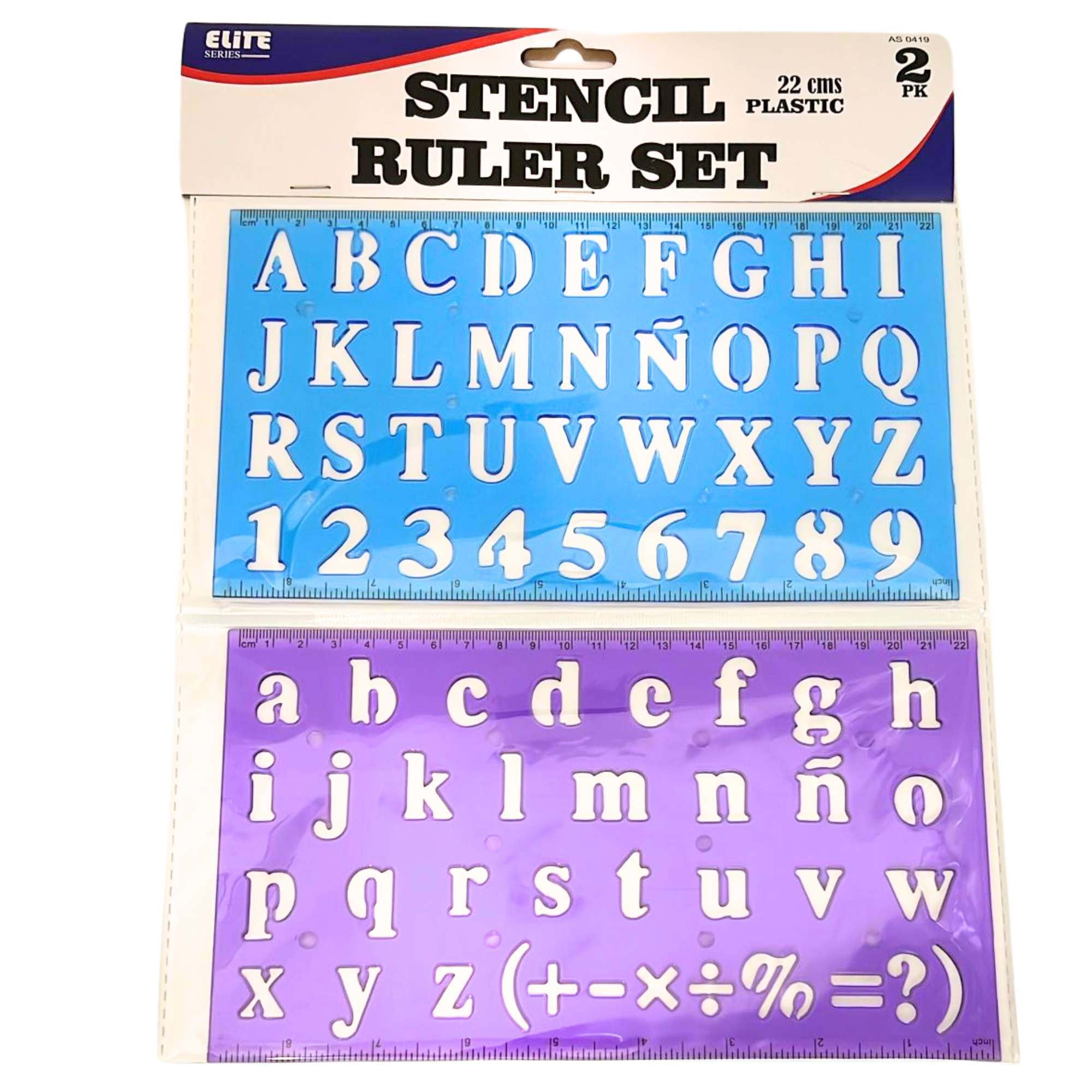 Plastic Stencil Ruler Set: 2CT - Walmart.com